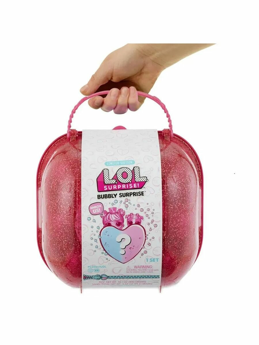 Игровой набор L.O.L. Surprise! Color Change Bubbly Surprise ЛОЛ Шипучий Сюрприз - Розовый Чемоданчик, 117995