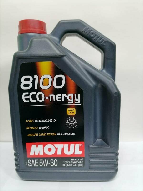 Моторное масло MOTUL 8100 ECO-nergy синтетическое 5W30 5л, артикул 102898