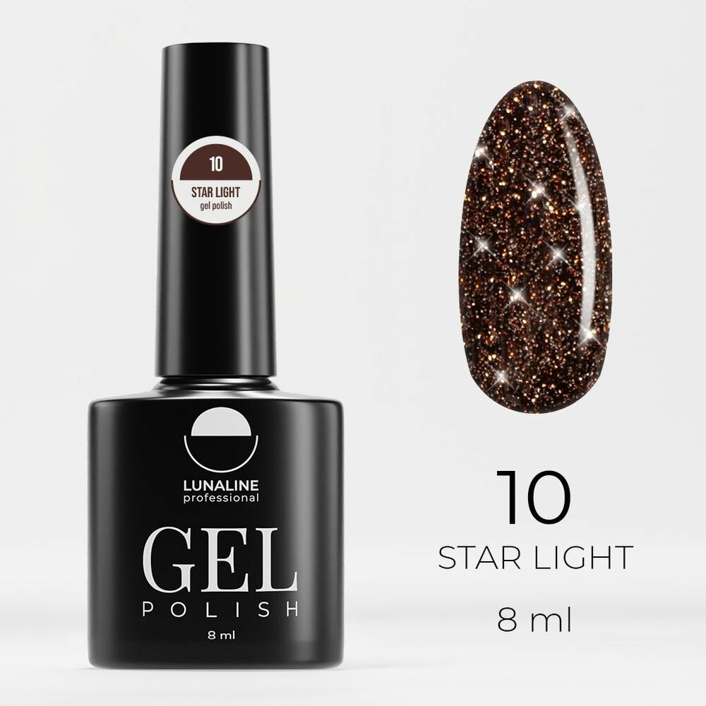 Гель-лак для ногтей Luna Line "Professional", Star Light, тон 10