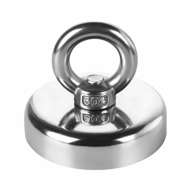 Неодимовый магнит с круглым держателем Диаметр 60 мм