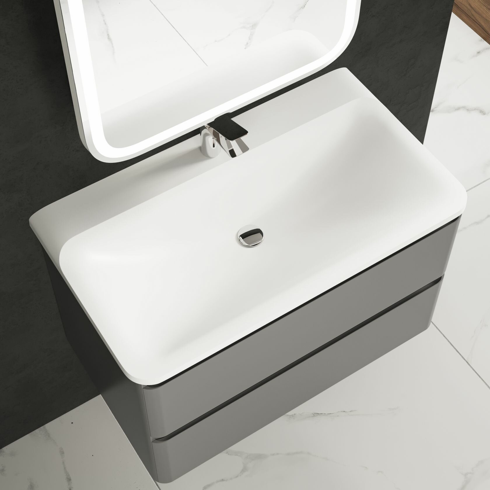 Раковина для ванной AQUAme Solo 80