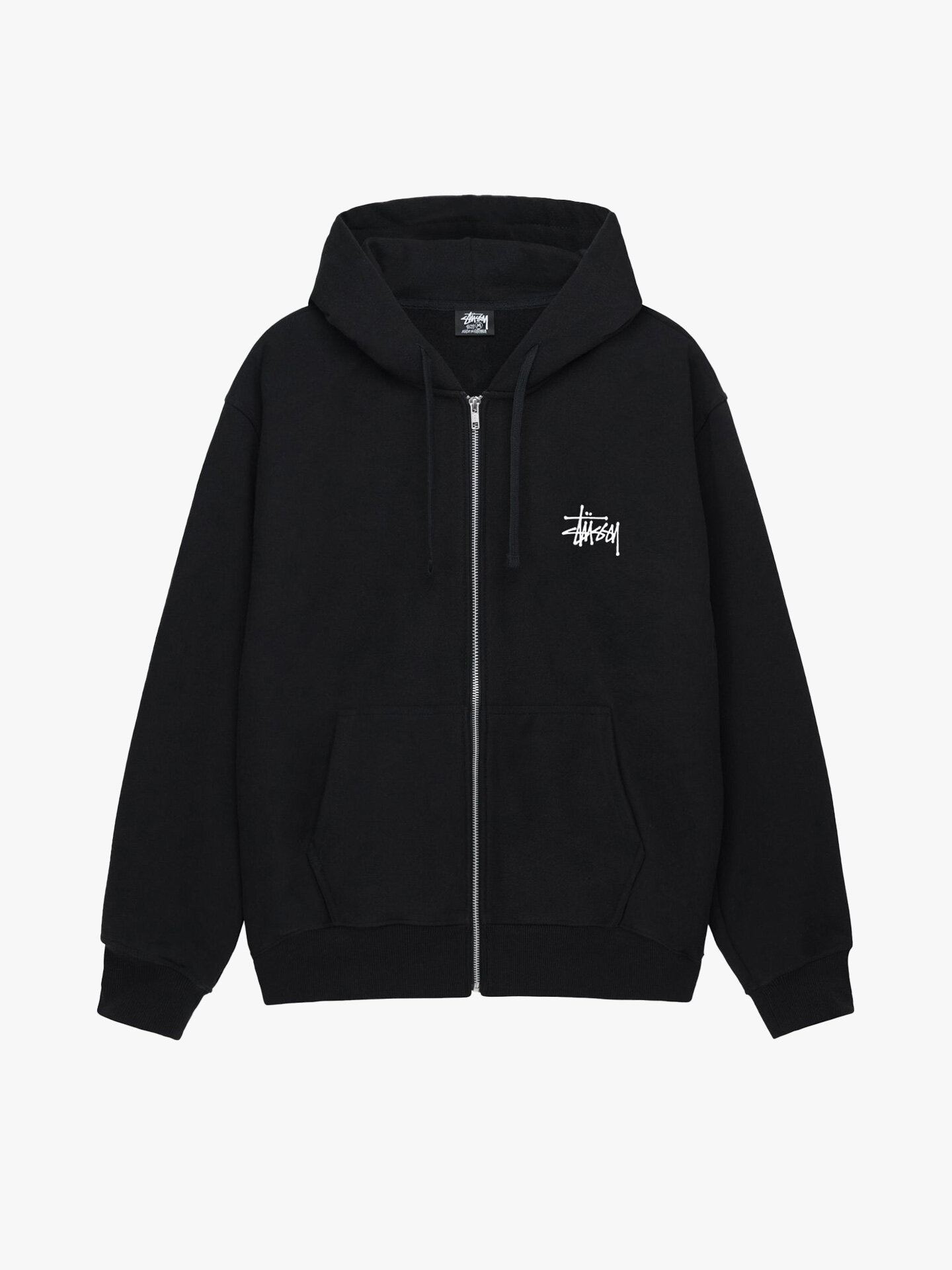 Толстовка Basic Stussy Zip Hood