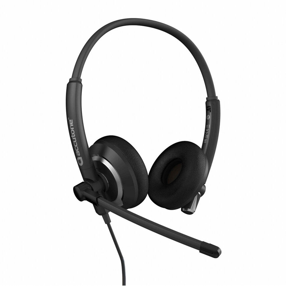 Гарнитура проводная Accutone Converse UB95 USB (ZE-UB95-B-RU)