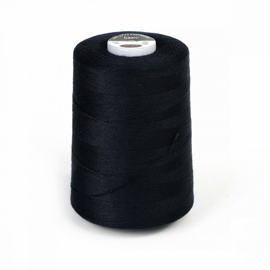 Нитки джинсовые 20/3 полиэстер 2500 ярд цв.248 синий MAX