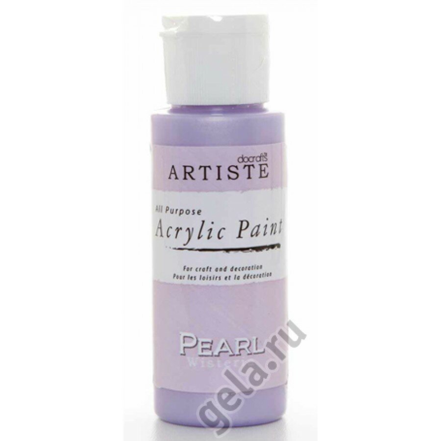 Краска акриловая перламутровая ARTISTE сиреневый 59 мл DOCRAFTS DOA763005