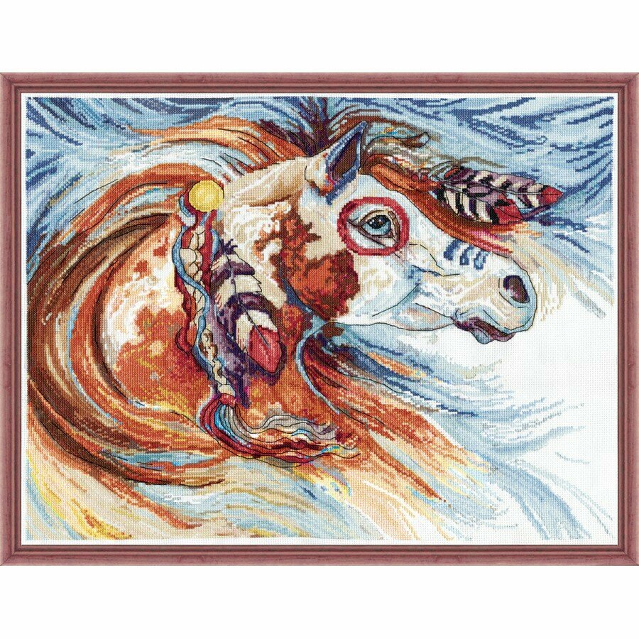 Набор для вышивания Громовый ветер 30,5 х 30,5 см DESIGN WORKS 3443