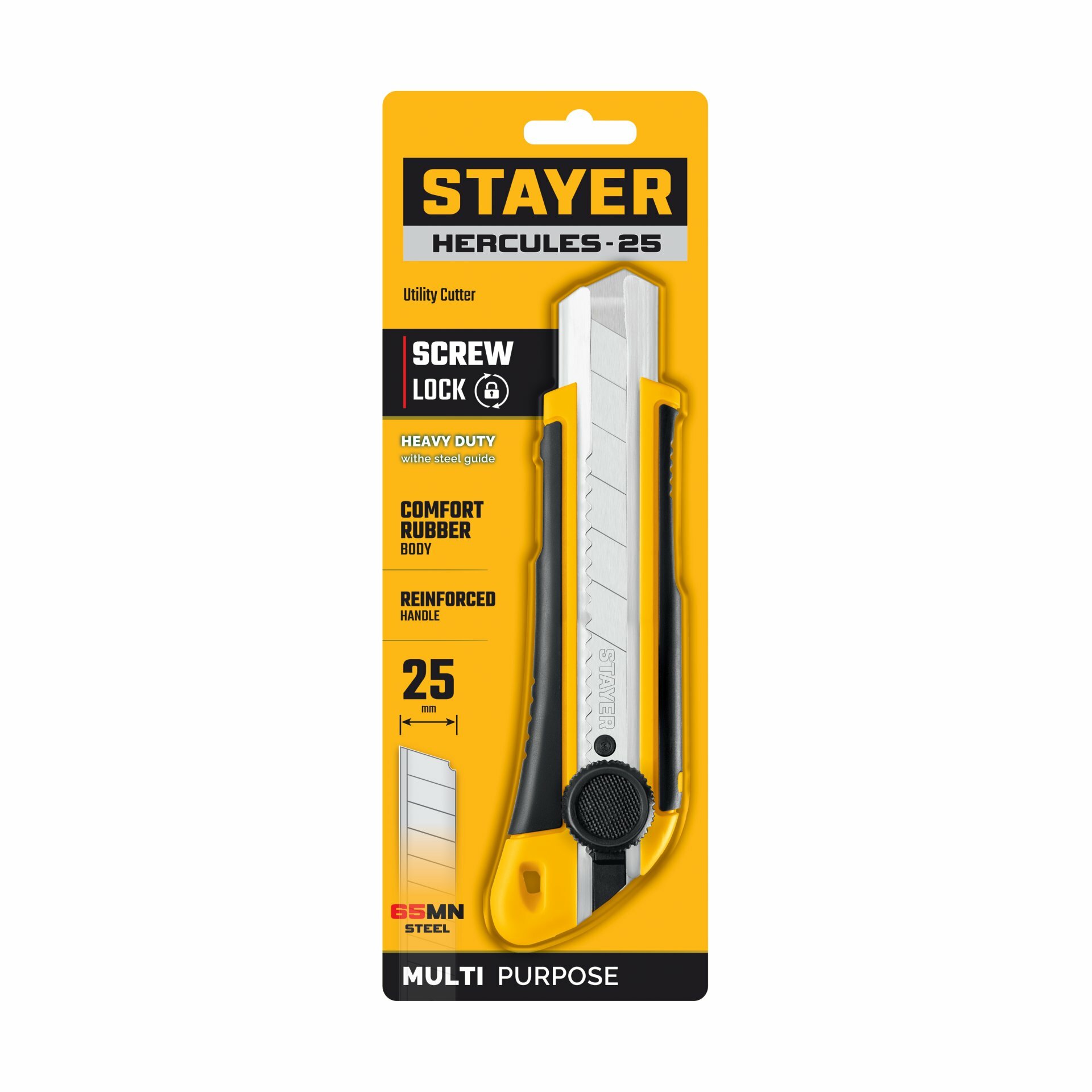Нож STAYER HERCULES-25 25мм 09147