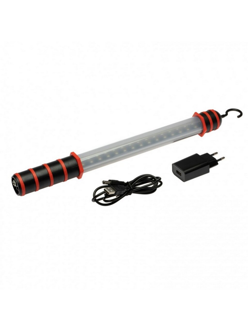 Фонарь инспекционный, 400 lm, 2 200 mAh, крюк "LECAR"