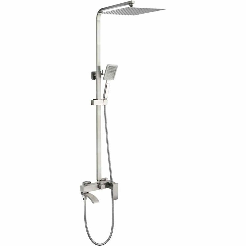 Душевая система с тропическим душем и смесителем Frap F24803-1