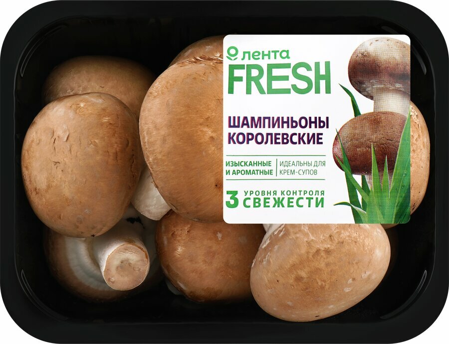 Шампиньоны лента FRESH Королевские 400г