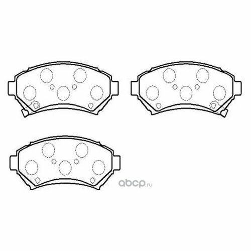 Колодки тормозные Hsb HP5113