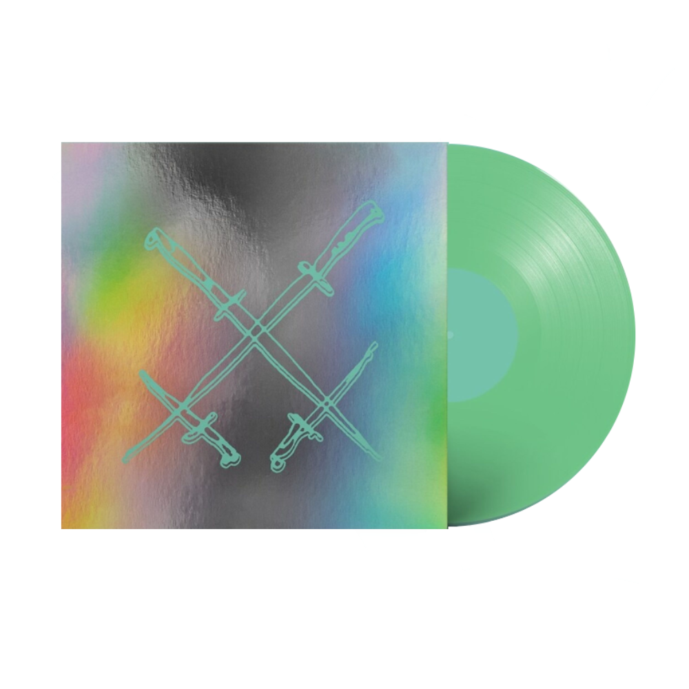 Xiu Xiu – 13" Frank Beltrame Italian Stiletto with Bison Horn Grips (Mint Green Vinyl)