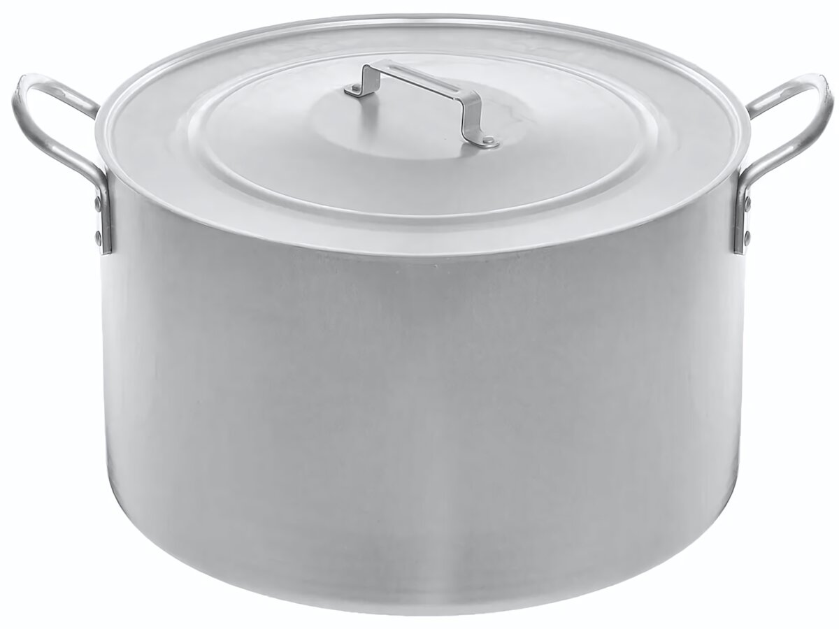 Котел алюминиевый 40л, легкий и прочный, серия 'HoReCa', с крышкой