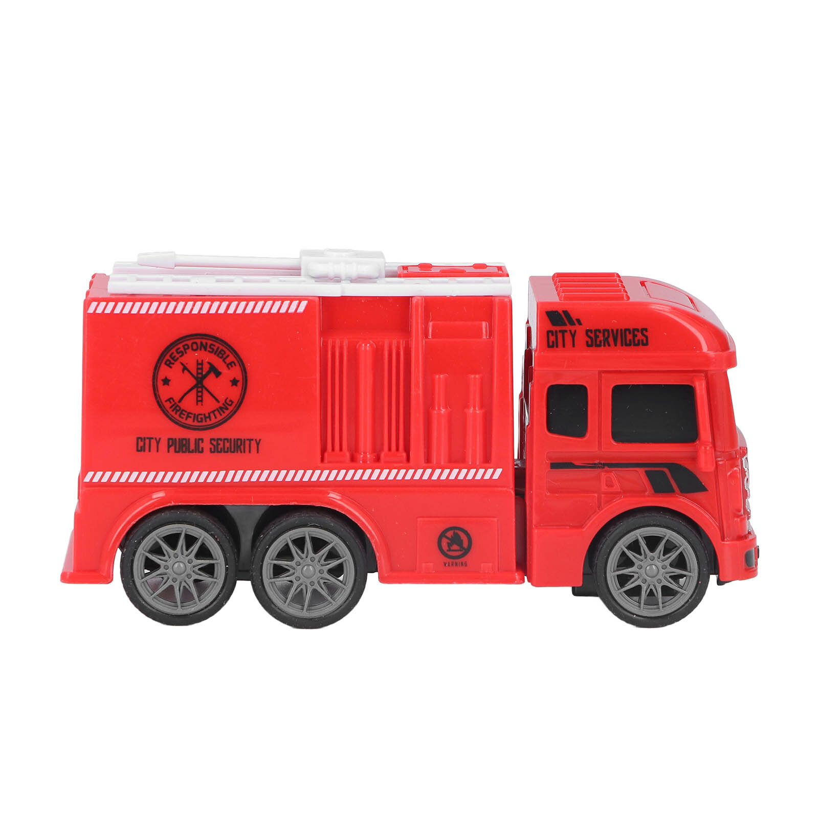 Инерционная пожарная машина, многофункциональная имитация для детей и малышей, инерционный привод, пластиковая пожарная машина, игрушечный набор, игрушечная цистерна для воды