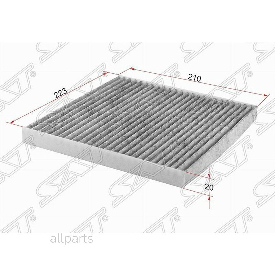 SAT ST-AY684-NS018-U Фильтр салонный Nissan Note 12-20 / Latio 12-16
