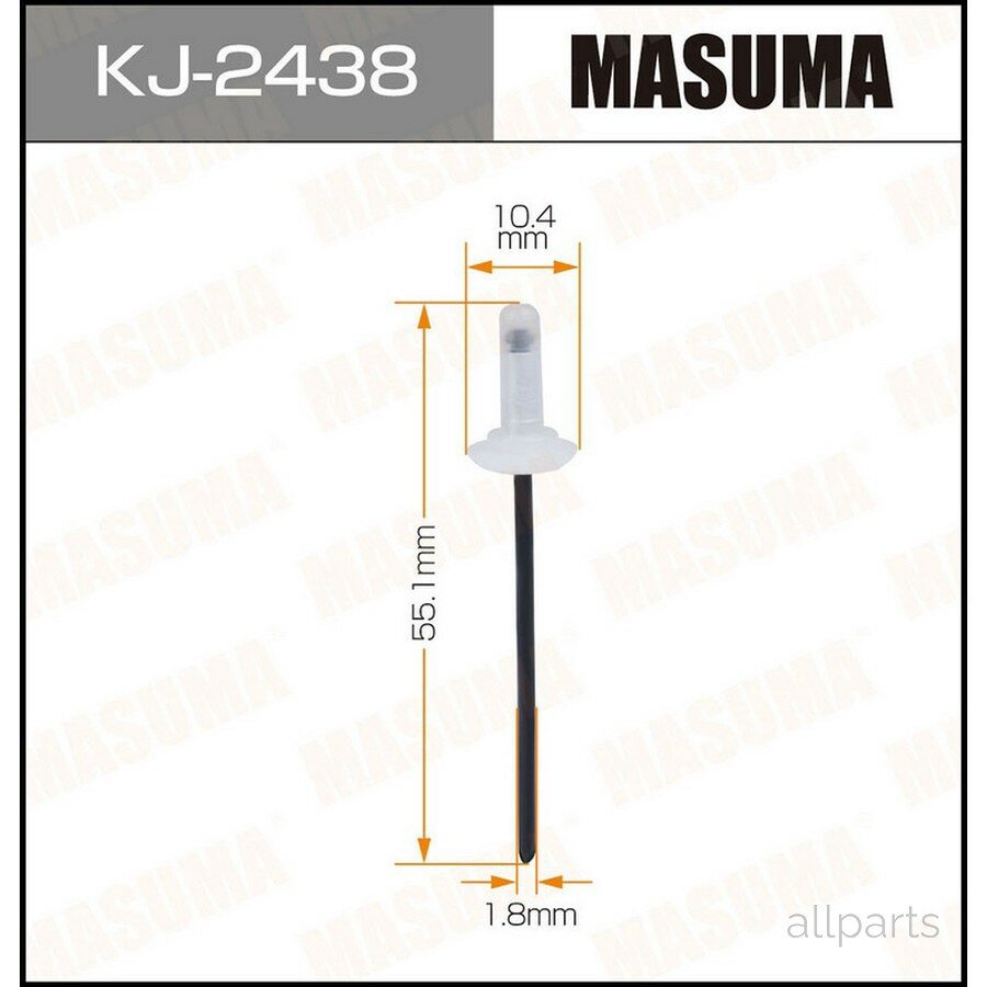 MASUMA KJ2438 заклепка крепежная