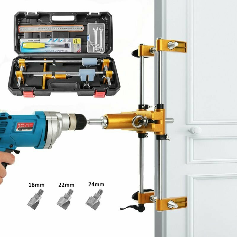 Шаблон для врезки дверных замков, ручек, личинок / Набор для врезки замков