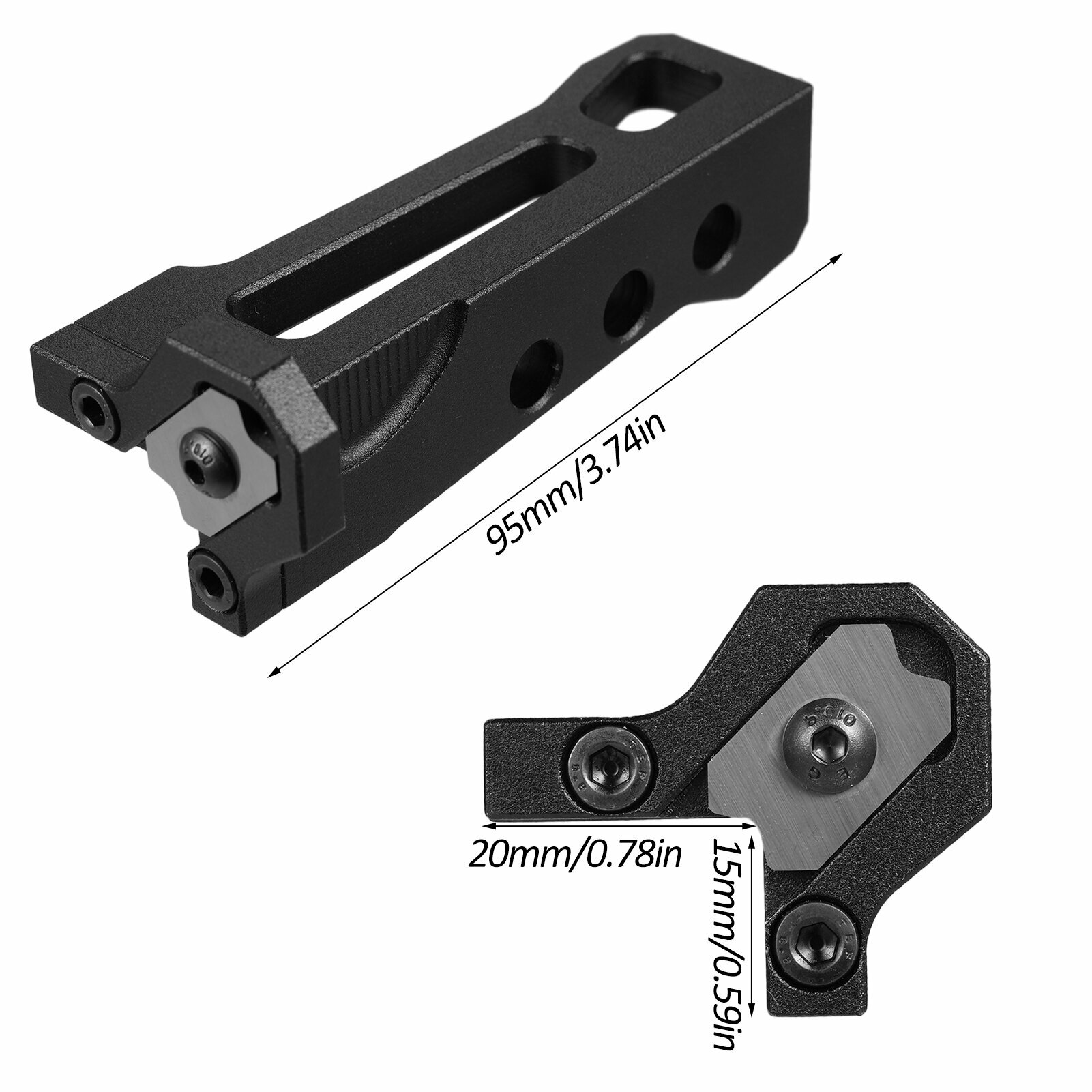 Триммер для фаски кромки с насадками R1-R3