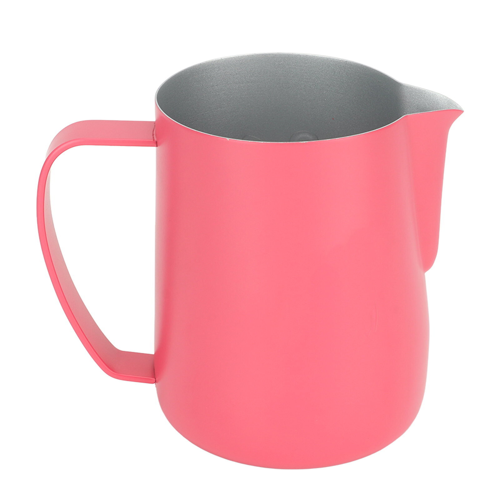600ML Молочный питчер, кофейный, нержавеющая сталь, вишневокрасный