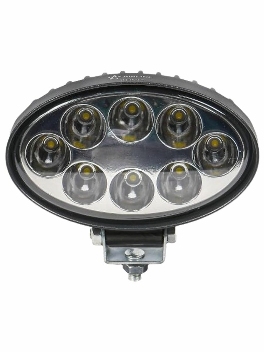 Фара светодиодная овальная 8LED, направленный свет, 24Вт, 140х86х55мм, 12/24В