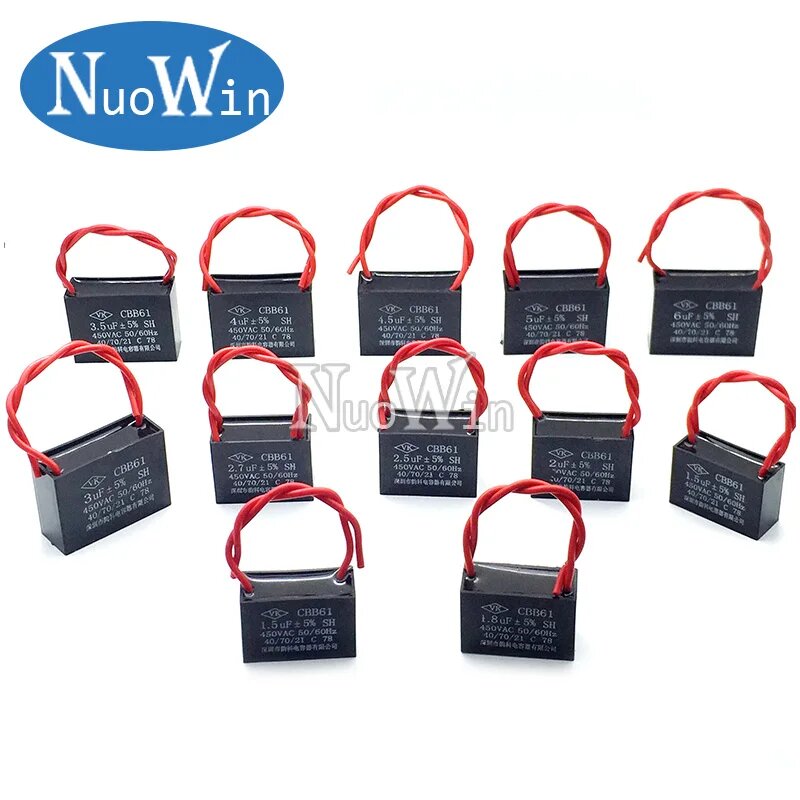 Конденсатор CBB61 450V, 0.8UF