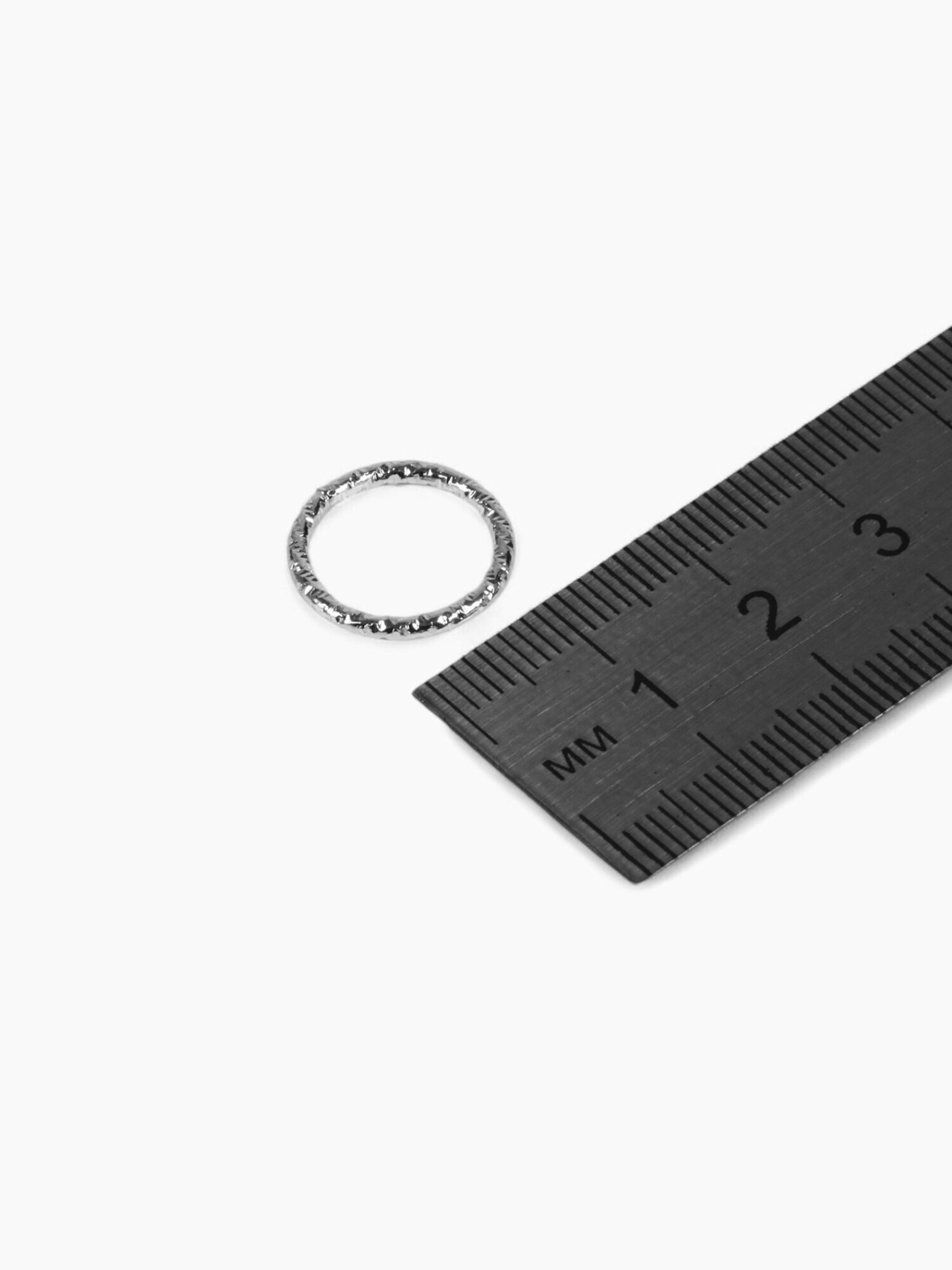 Кольцо соединительное (разъёмное), 1.5×1.5 см, (набор 100 шт.), цвет серебро