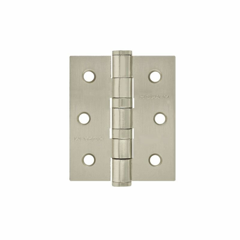 Петля универсальная стальная 3"-2BB никель матовый Нора-М 11857