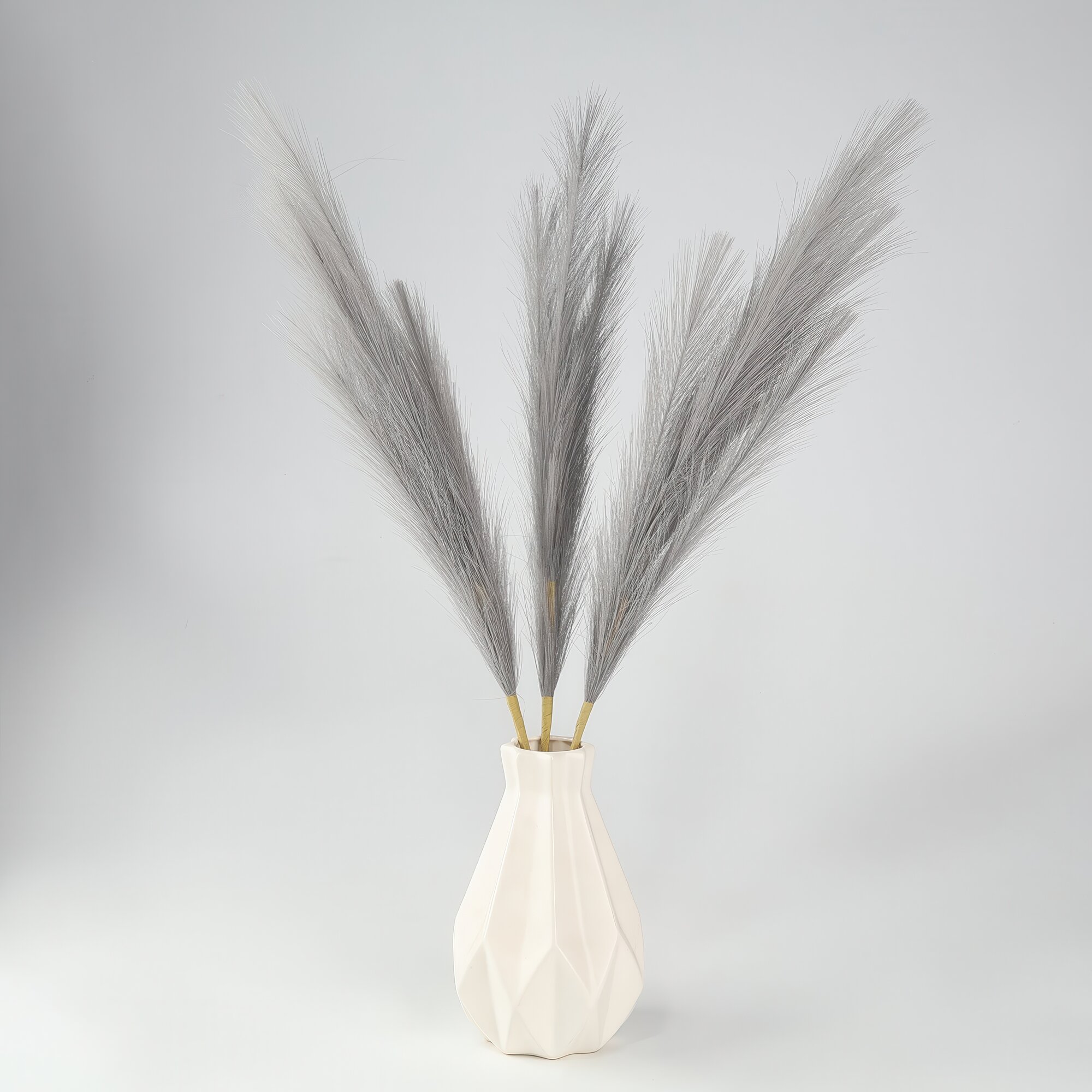 Искусственная трава "Пампасная", высота 70 см, 6 кисточек, цвет серый