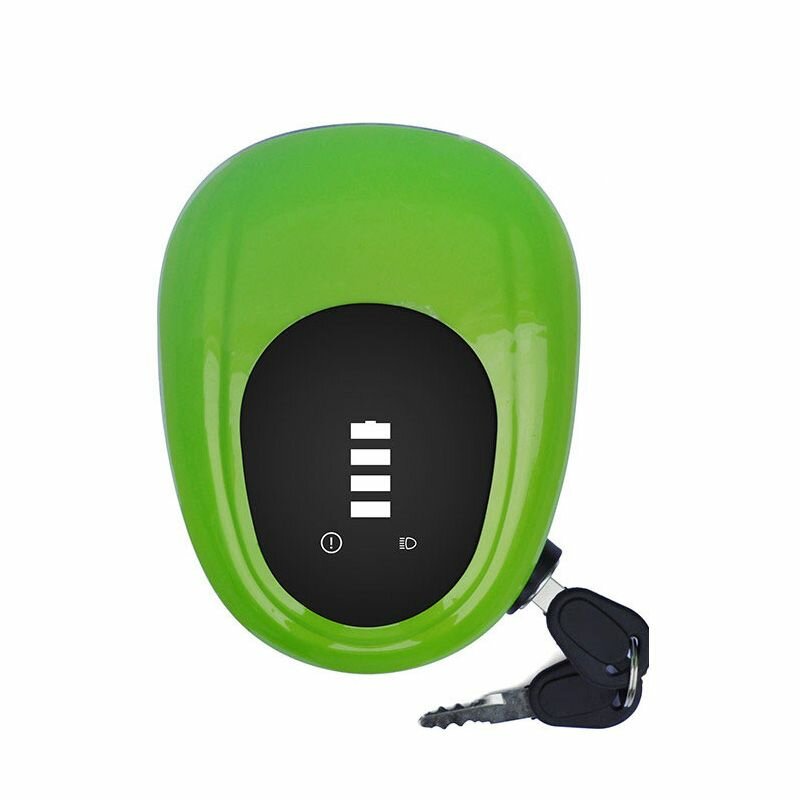 Передний фонарь для электровелосипеда с ярким светом и водонепроницаемым корпусом, зеленый