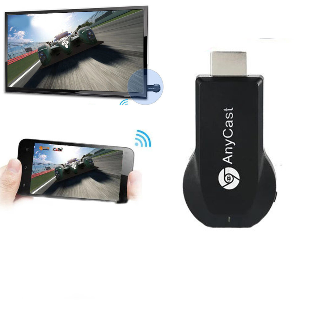 ТВ-приставка Mirascreen M2 Pro с Wi-Fi-дисплеем, приёмником потоковой передачи данных, Mircast, Anycast, DLNA, Miracast, Airplay, зеркалирование экрана, Android TV Dongle