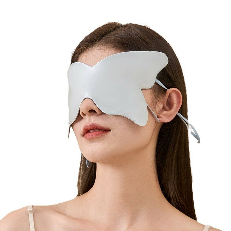 Маски для сна "Бабочка" для женщин, двусторонняя шелковая маска для сна, мягкая шелковая повязка для сна, светонепроницаемая дорожная повязка для глаз, удобная шелковая маска для сна и отдыха