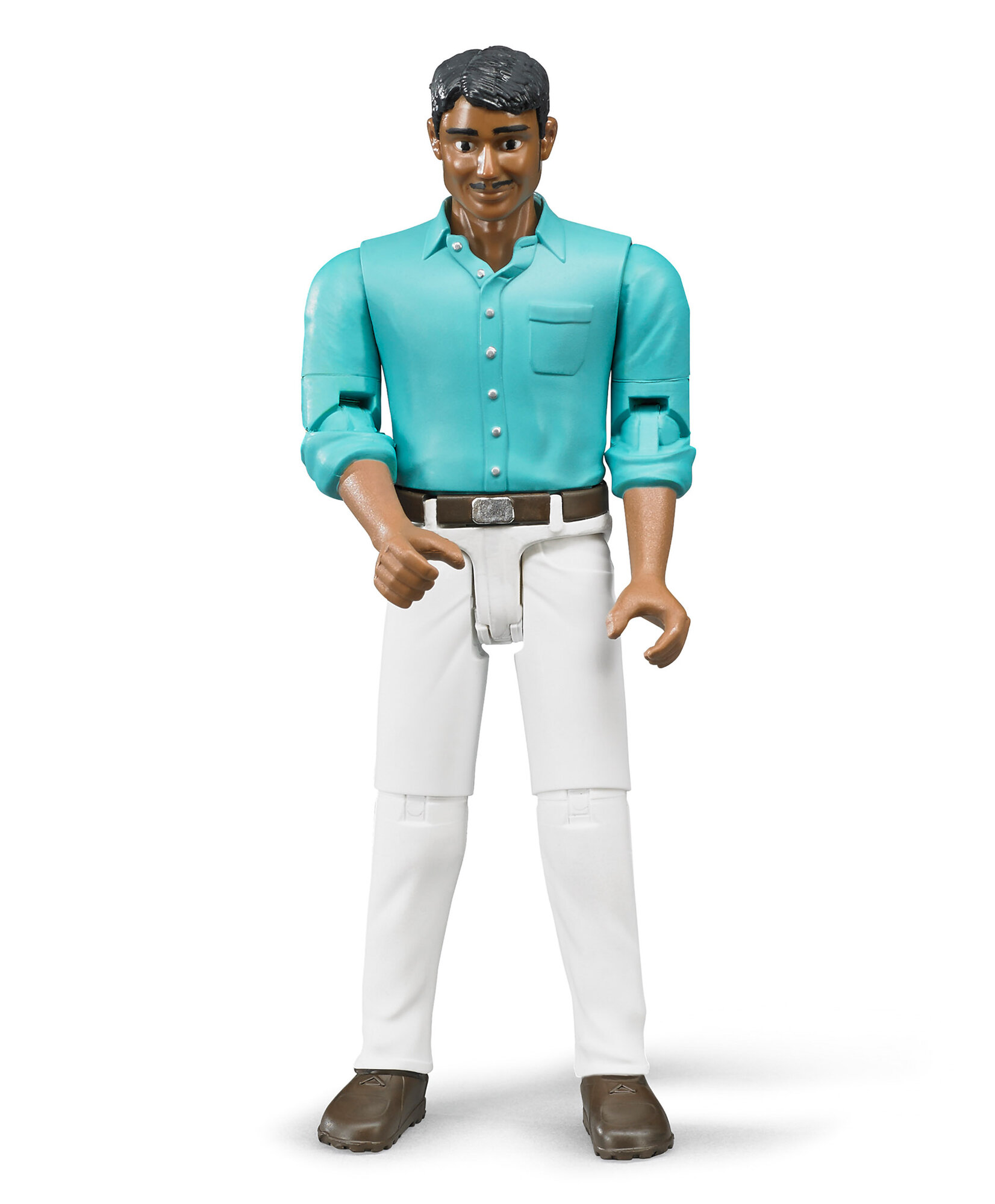 Брудер, Подвижная шарнирная фигурка Bruder игрушка мужчины мексиканеца, высота 10,7 см, 60-003