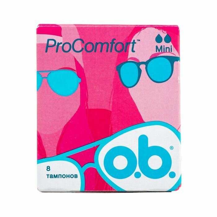 Тампоны Kotex "ProComfort", Мини, без отдушек, 8 шт