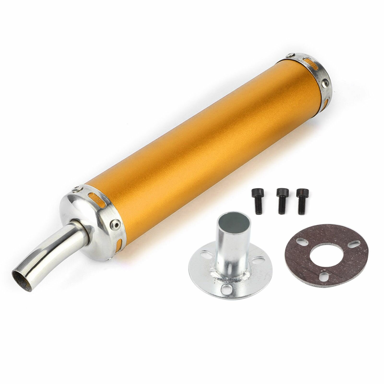 Глушитель 20мм для 2-тактных мотоциклов, нержавеющая сталь