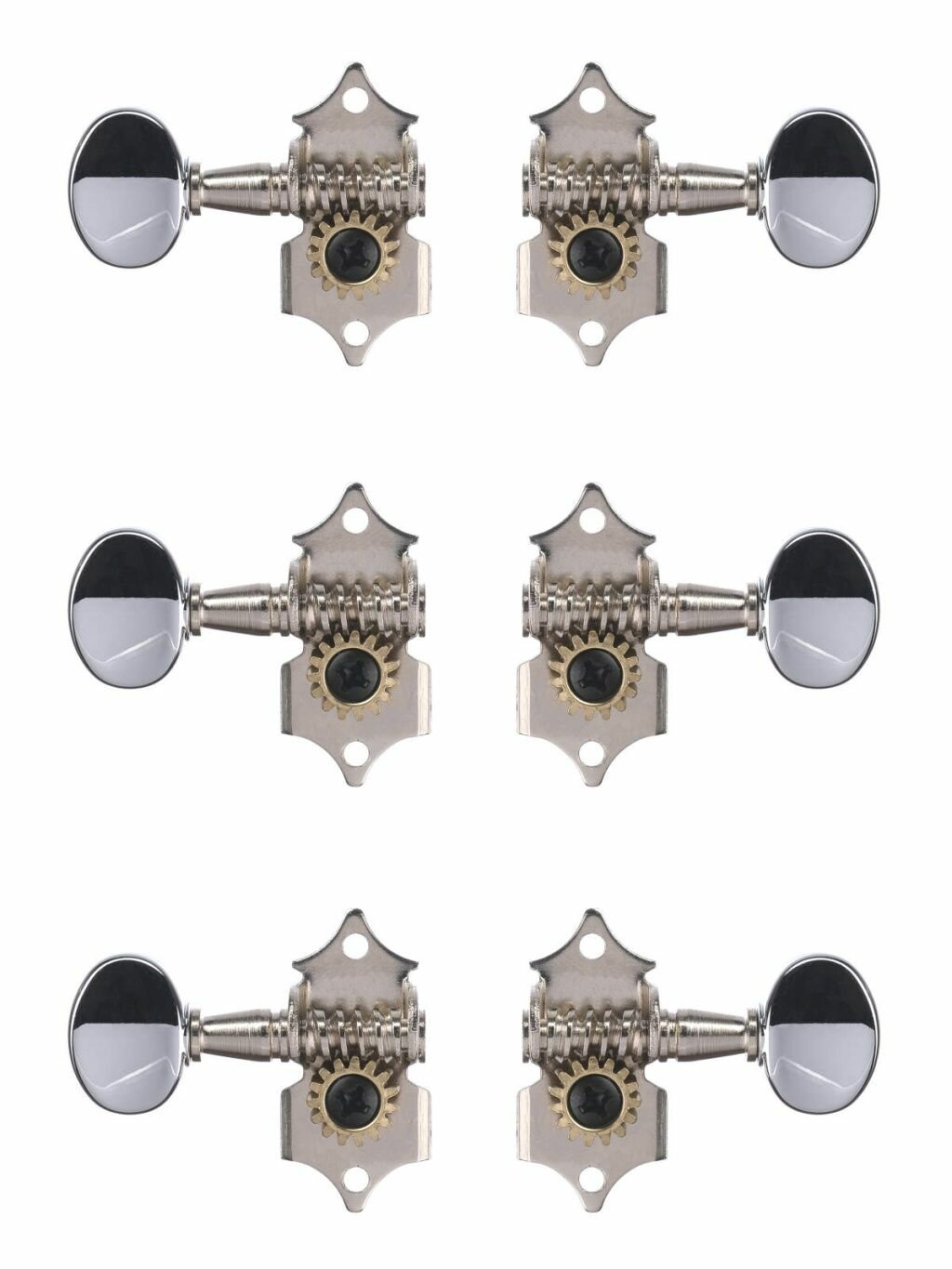 MHC-105-CR-3+3 Колки для гитары 3+3, хром, Metallor