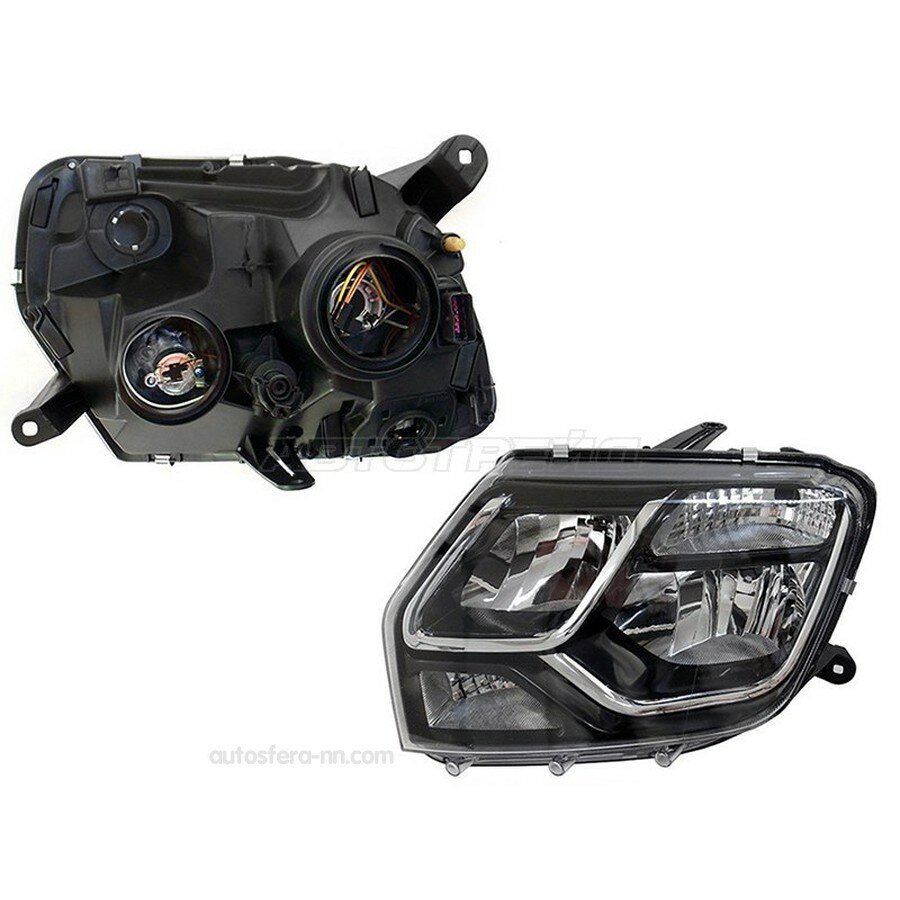 SAT ST5531101L Фара Renault Duster 15-21 (Слева/ Галоген/ Ручная регулировка)