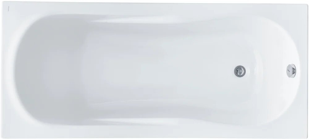 Акриловая ванна Santek Каледония 160x75, с каркасом, пристенная, белая, глянцевая, прямоугольная, с подлокотниками