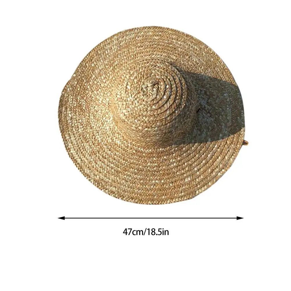 Ретро китайская соломенная шляпа 47CM