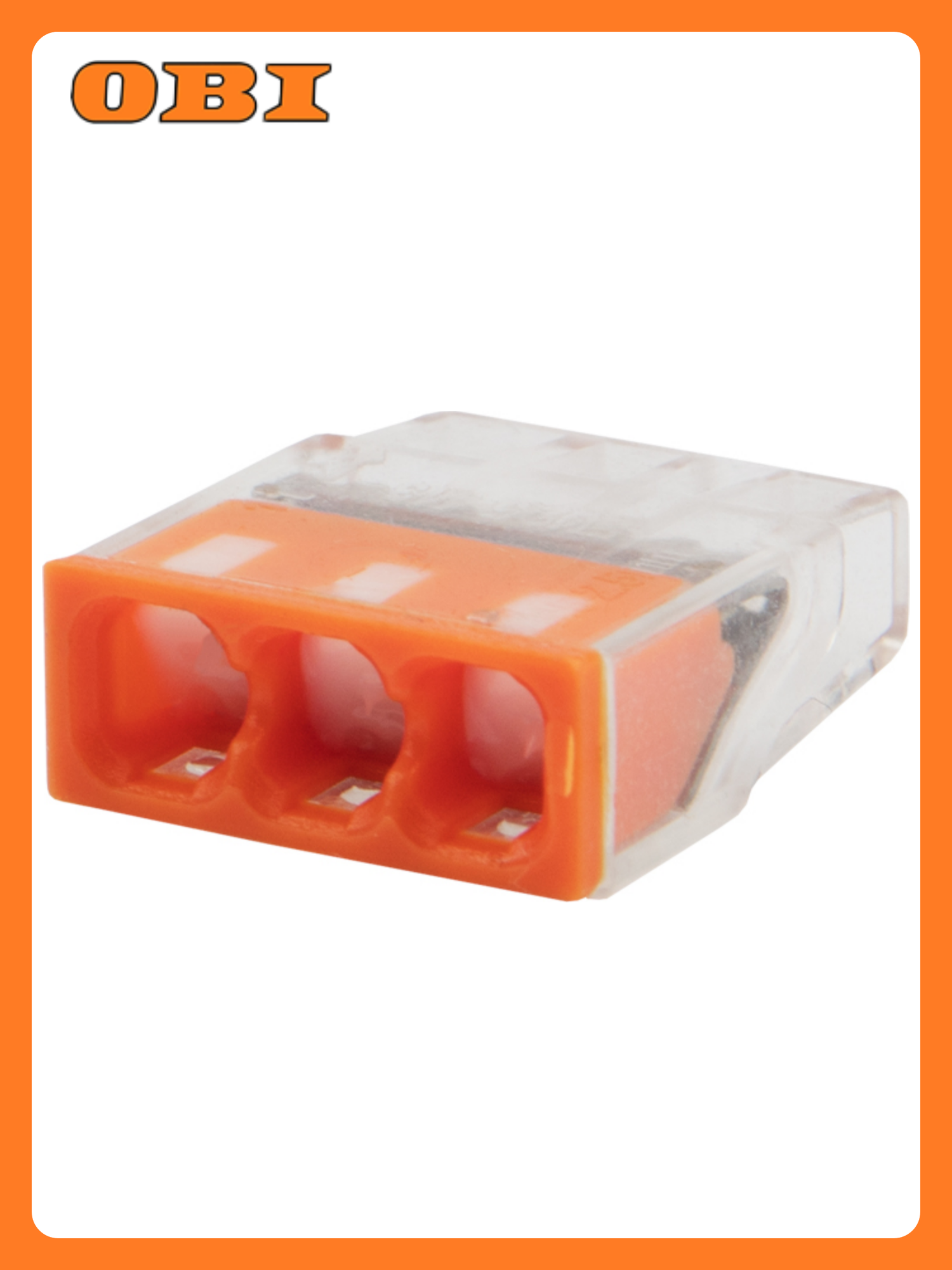 Экспресс-клемма с пастой REXANT СМК 2273-243, 3-проводная 0.5-2.5 мм², прозрачная, блистер (5 шт./уп.)