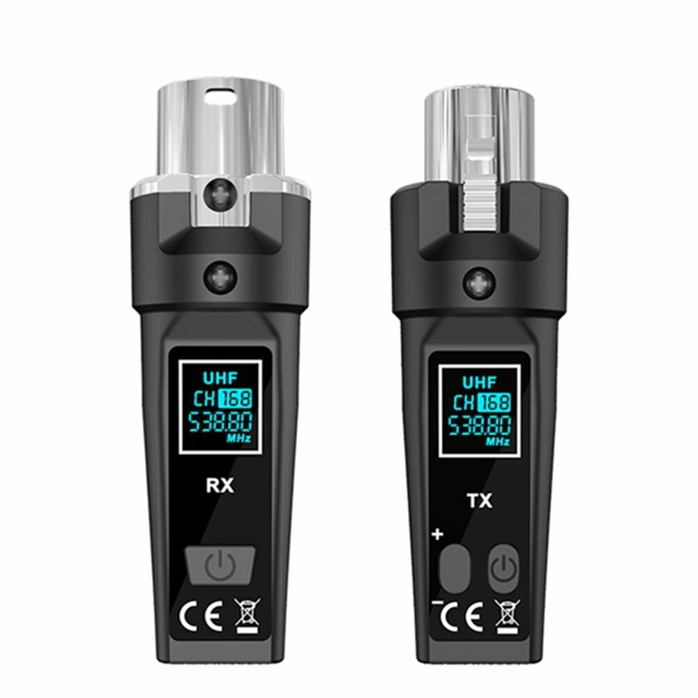 UHF Беспроводной Передатчик XLR -Передатчик И Приемник Микрофона Для Динамического Гитарного Микшера