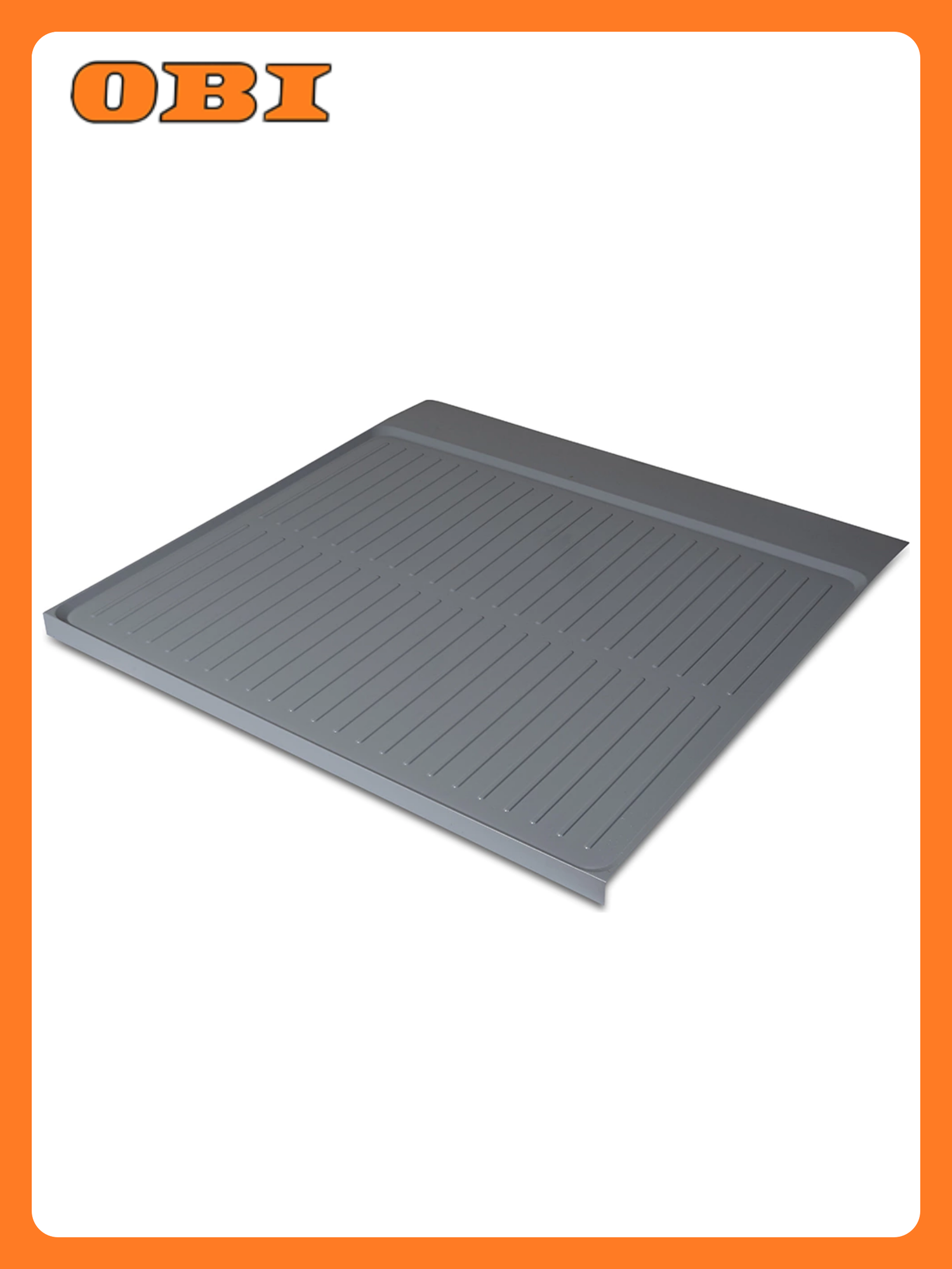 Поддон гигиенический под мойку JET в нижнюю базу 800 мм. Пластик, цвет серый