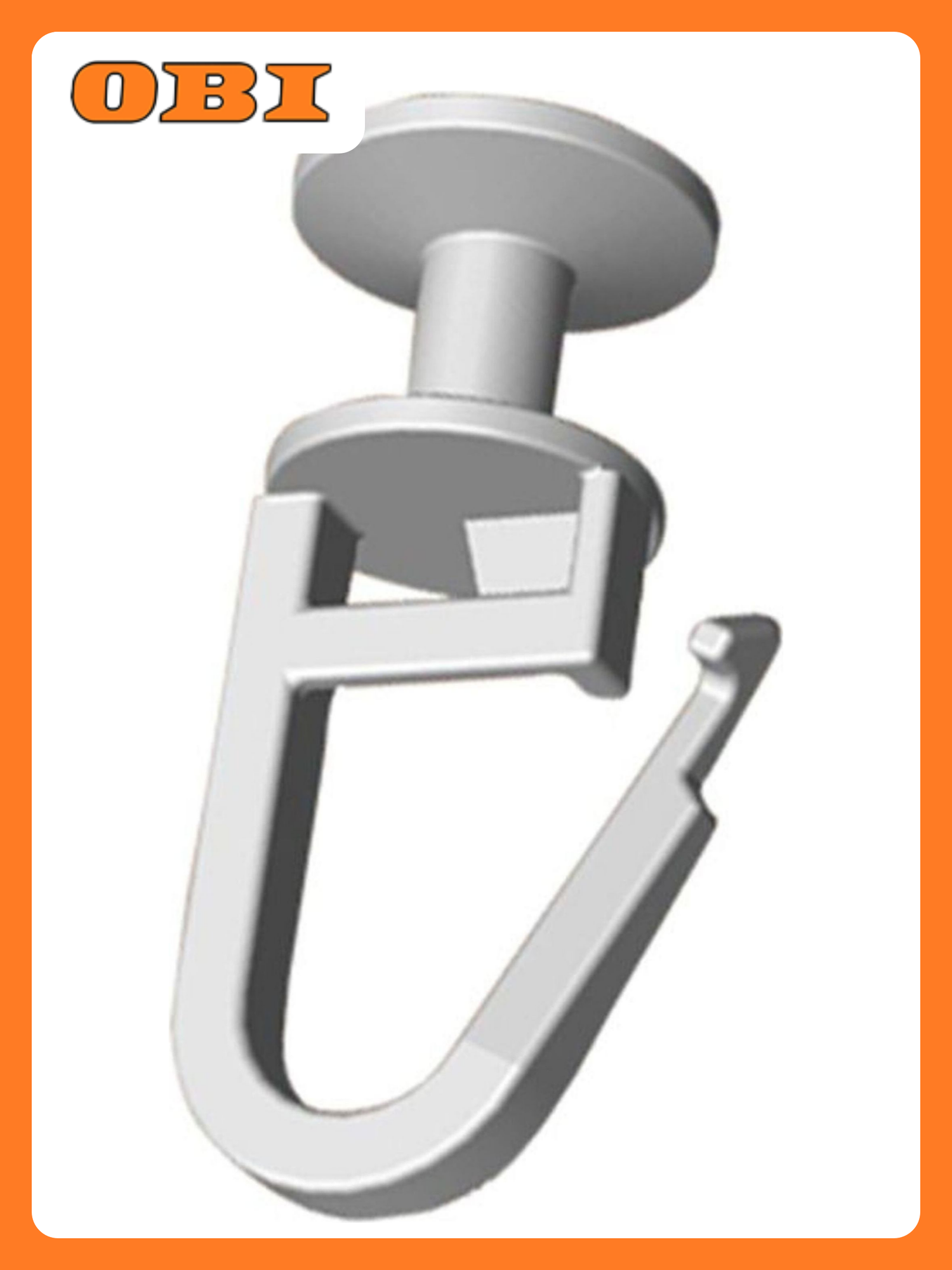 Крючки-гвоздики для штор LEGRAND белые 20 шт