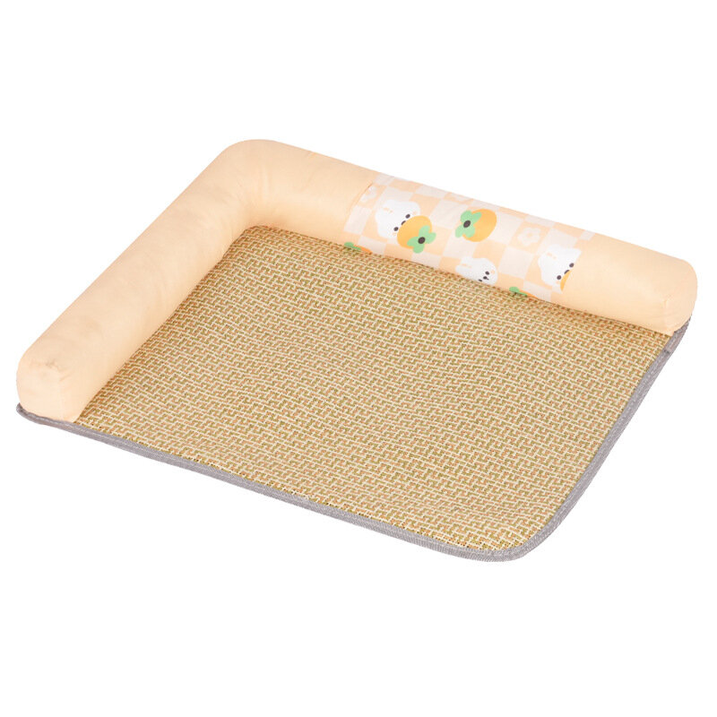 Производители спот собак собачий питомник типа L подушка диван подушка Оранжевое коврик-гнездо L-образной формы_Размер