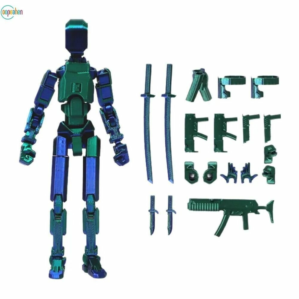 Фигурка T13, Titan 13 3D-принт, Коллекционная фигурка Lucky 13, Nova 13, Dummy 13