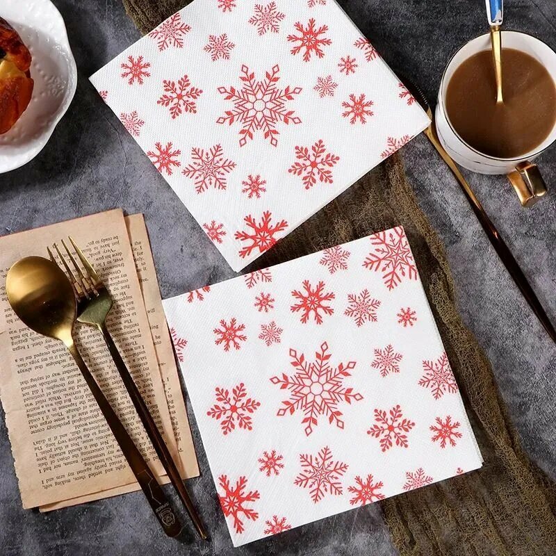 Салфетка сервировочная Древесная пульпа 33x33см, 20шт.