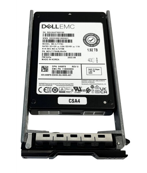 Жесткий диск Dell MZILT1T9HBJRAD4 1.92TB SAS 2,5" SSD