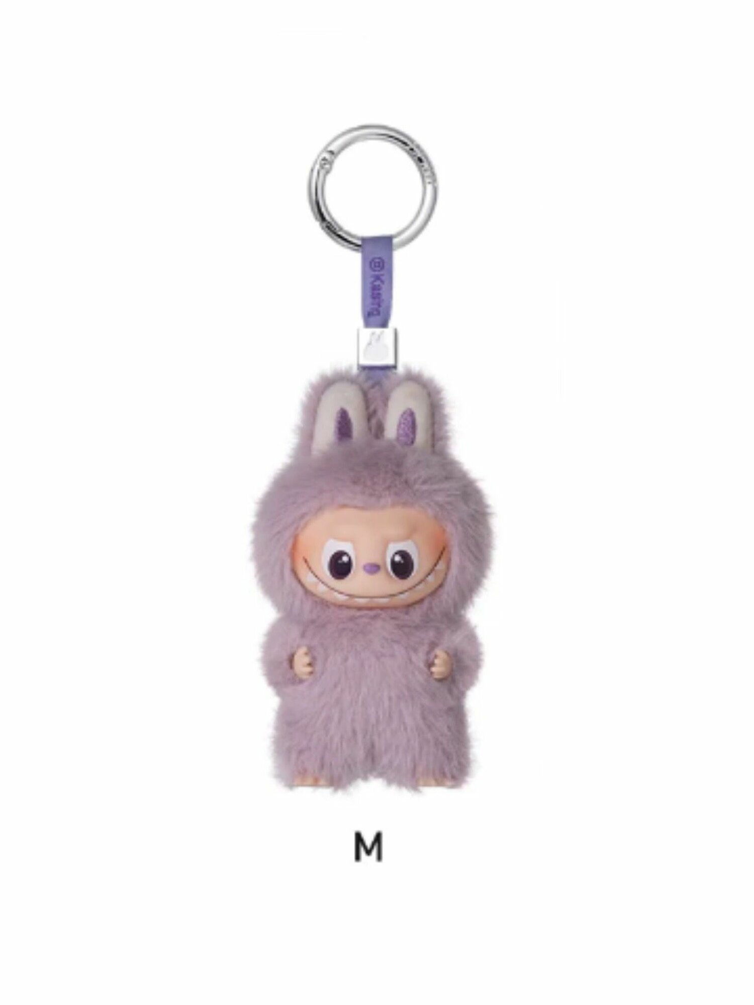 Открытая игрушка-брелок Pop Mart Лабубу Pin For Love буква M