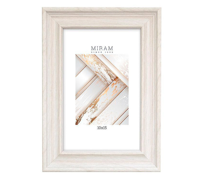 Фоторамка Мирам 10х15 см молочная