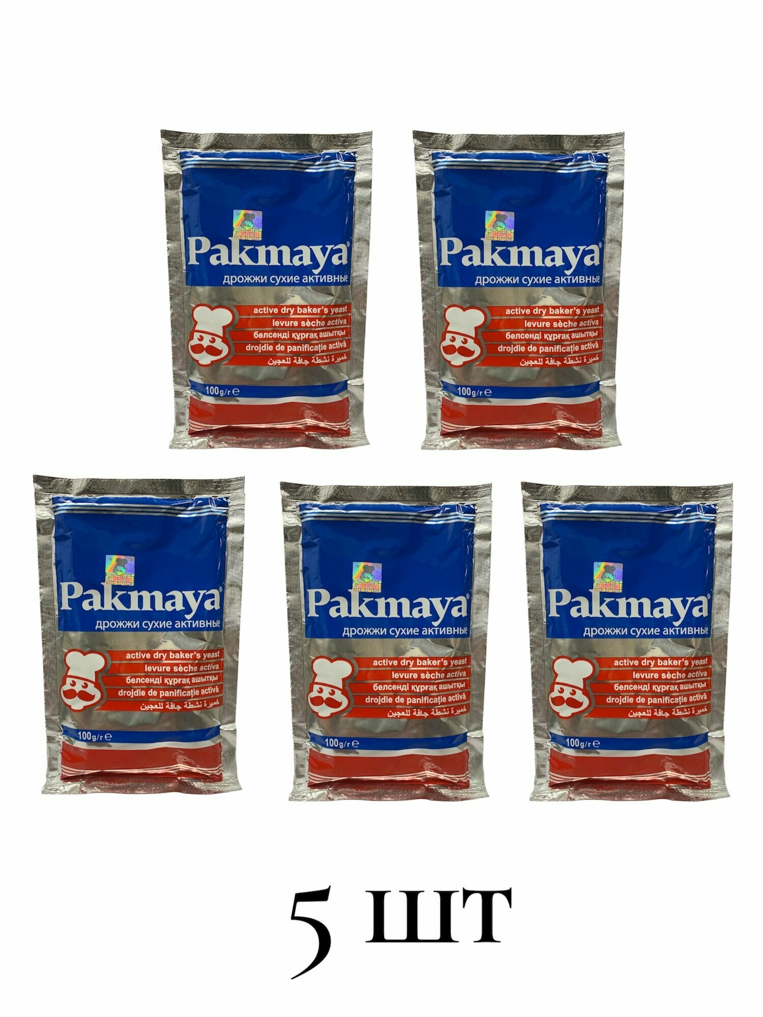 Дрожжи сухие активные 100гр (Турция) 5 шт