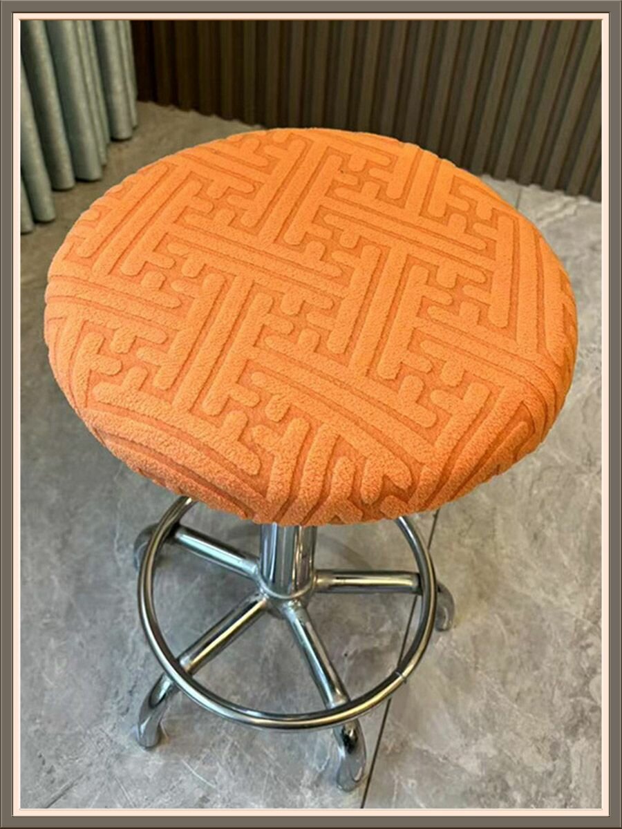 Круглый чехол для стула, подходит круглых стульев диаметром 30-36 см